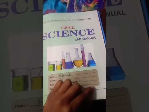 @Namra_Zoya class 9th cbse board science lab manual