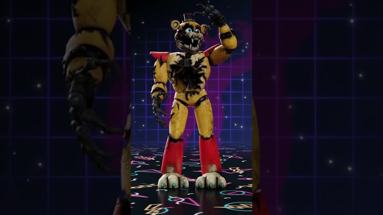Shattered Glamrock Freddy FNaF Security Breach Animation