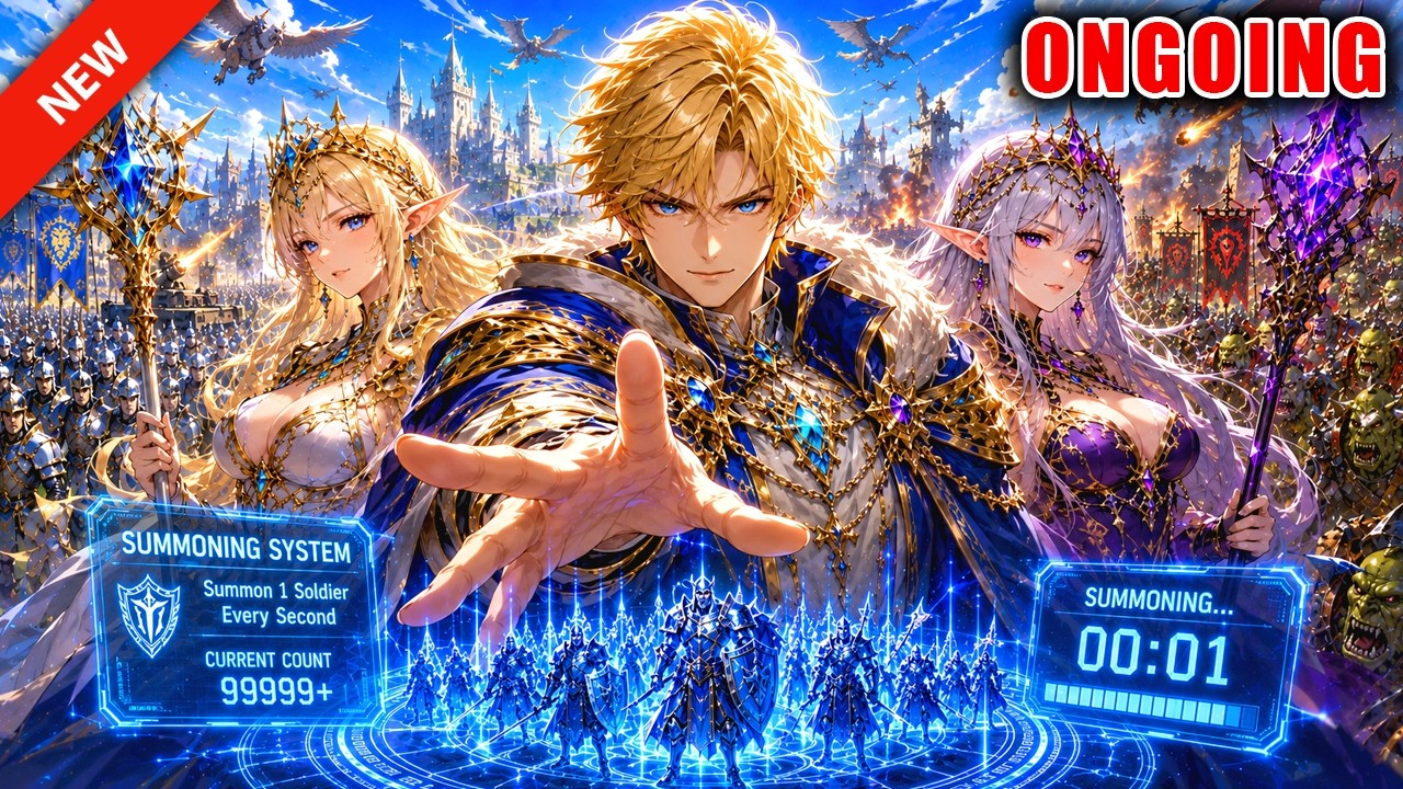 Boy Transmigrates to Another World, Unlocks a Summoning System, Summoning One Soldier Every Second!