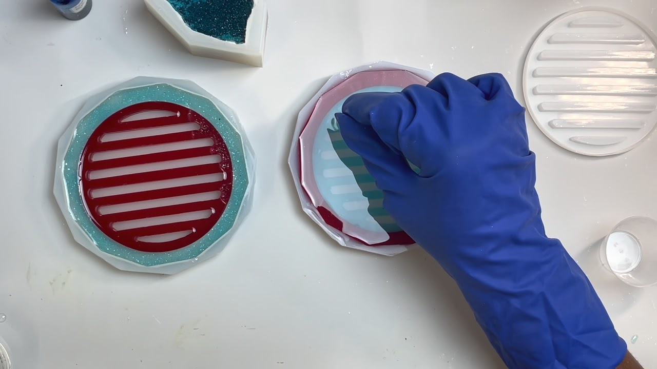 #110-Resin Coasters Experiment