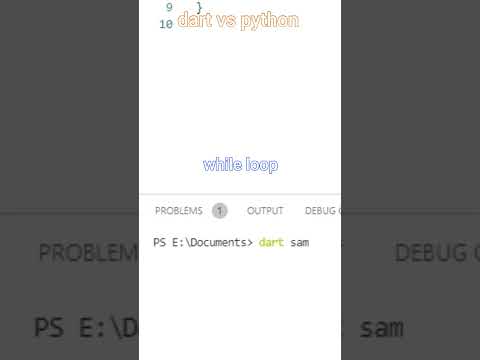 dart vs python speed comparison || python vs dart #shorts