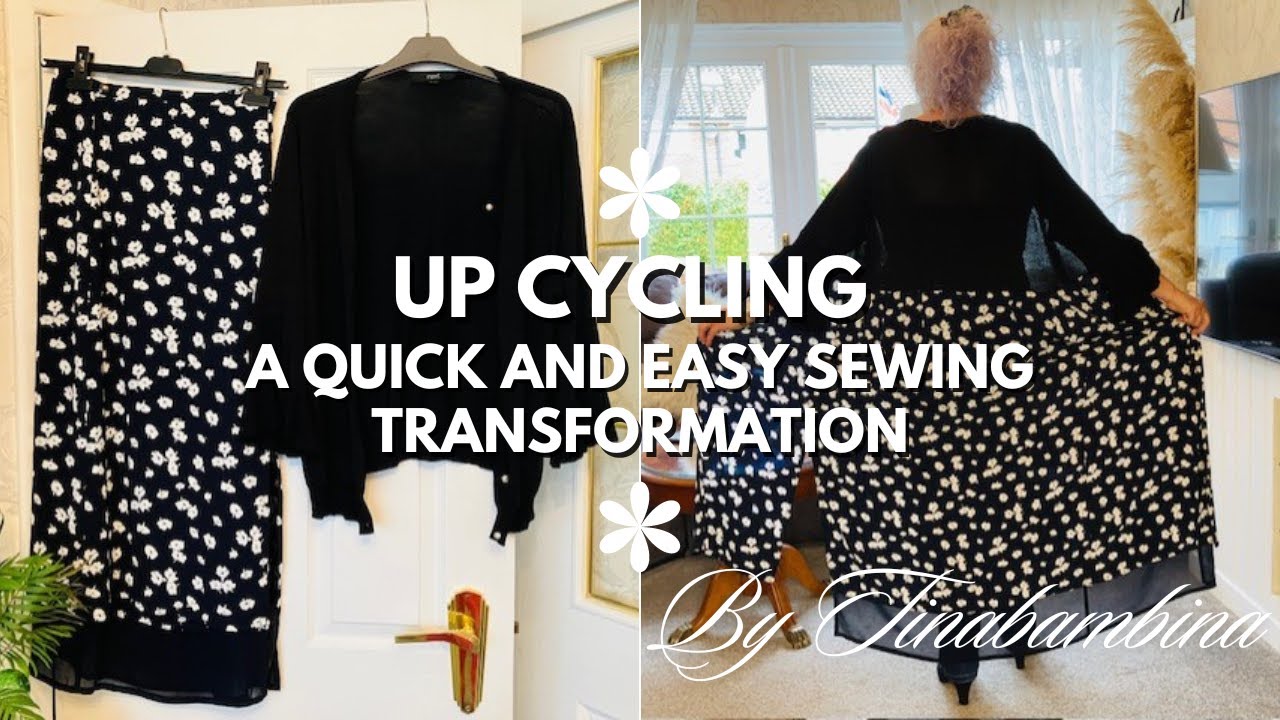 Up cycling... a quick sewing transformation.