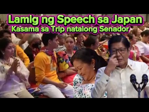 OFW sa Japan walang Gana makinig sa Speech ni BBM boring Kasama pa sa Trip si Abalos