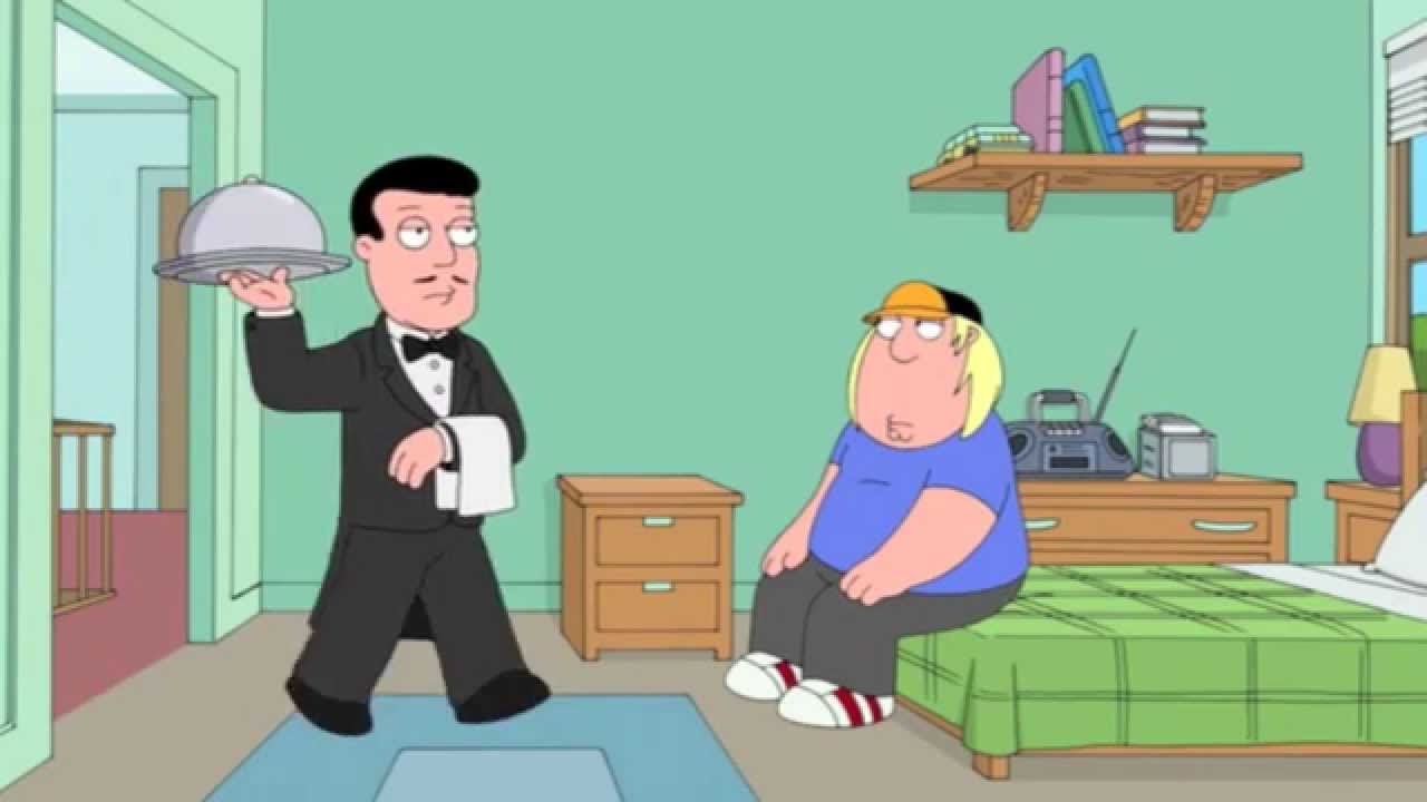 Chris Sniffs Glue - Family Guy