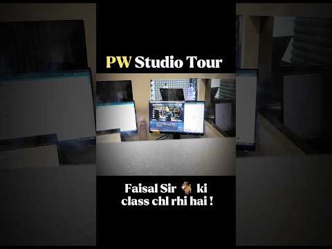 Faisal Sir's Live Class 😯 | PW Studio Tour by IITian 🔥 | Nishant Jotriwal | CLR MDH