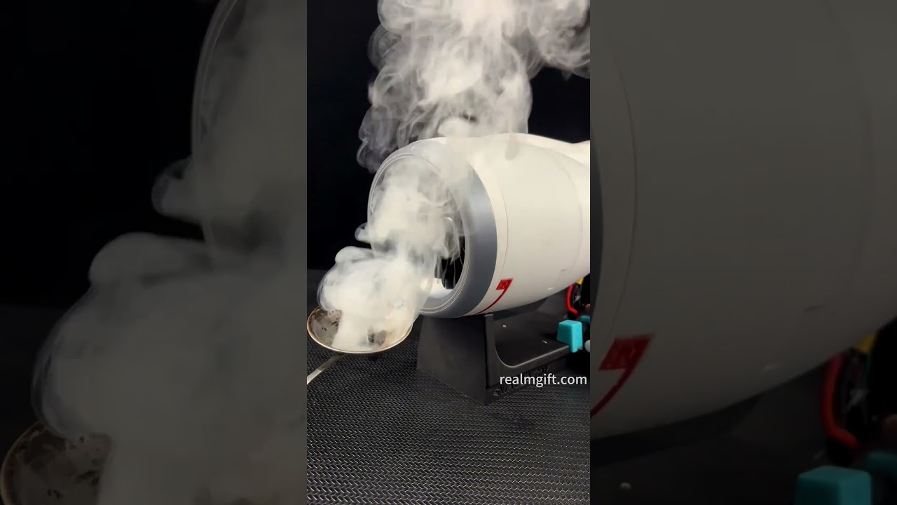 AeroDynamic Turbojet Turbofan: High-Performance Engine Model with Brushless Motor & Reverse Thrust