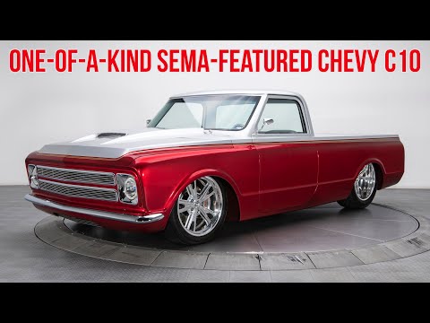 Slammed 1972 Chevrolet C10 SEMA Build Flexes Suicide Doors, Vortec V8 ...