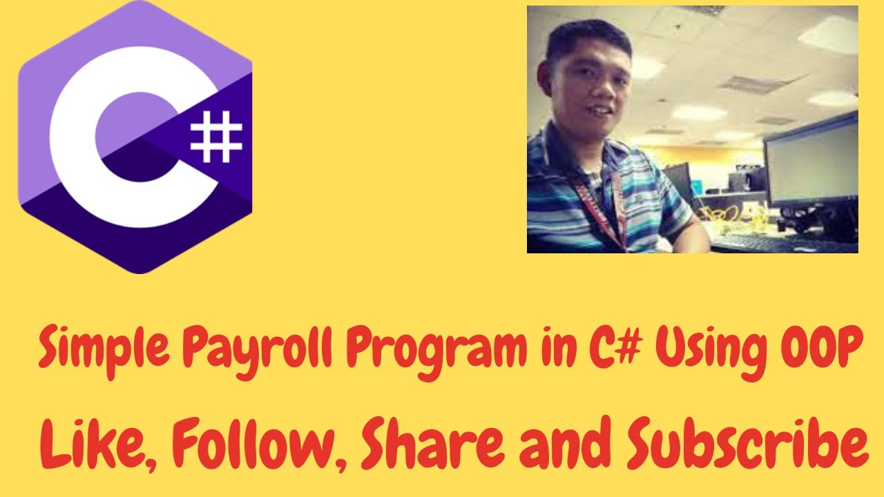 Simple Payroll Program in C# Using OOP
