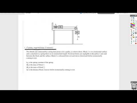 AP Physics 1 2022 FRQs attempt