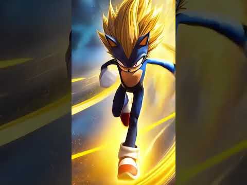 goku x sonic fusion up power full #music #edit dragon ball hedgehog