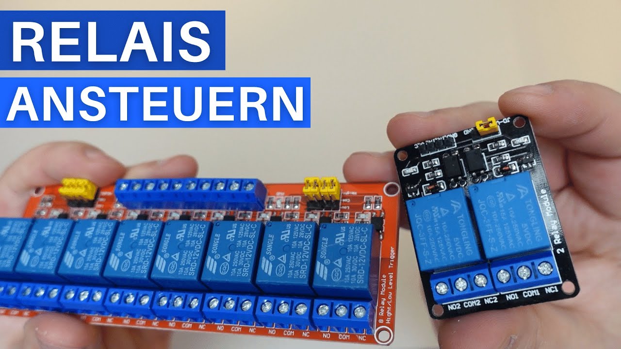 Connect and control relays with an Arduino