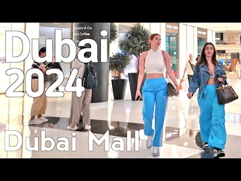 Dubai [4K] Amazing Dubai Mall, Burj Khalifa Walking Tour 🇦🇪