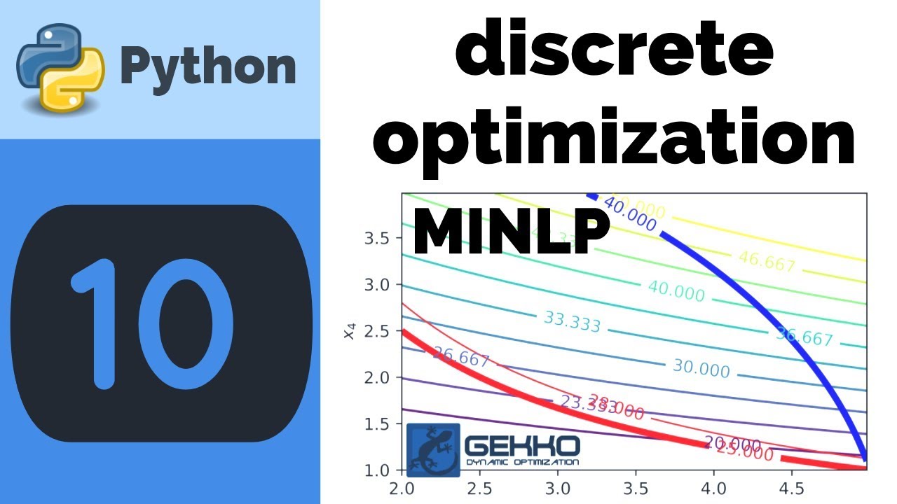 Discrete Optimization in Python GEKKO