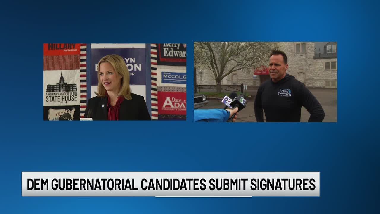 WNEM Afternoon Extra: Governor candidates submit their signatures