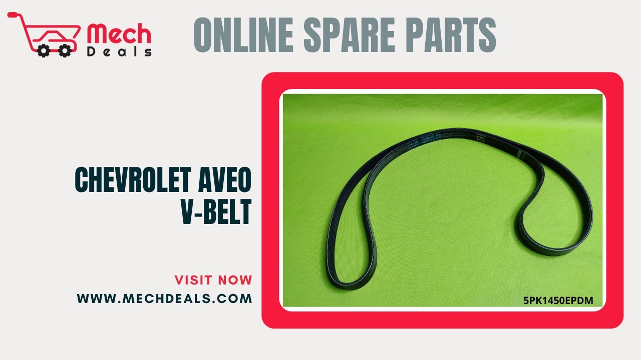 CHEVROLET AVEO V-BELT | 5PK1450EPDM | Buy Online #MechDeals
