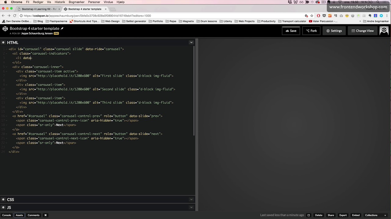 Bootstrap 4 components: Carousel