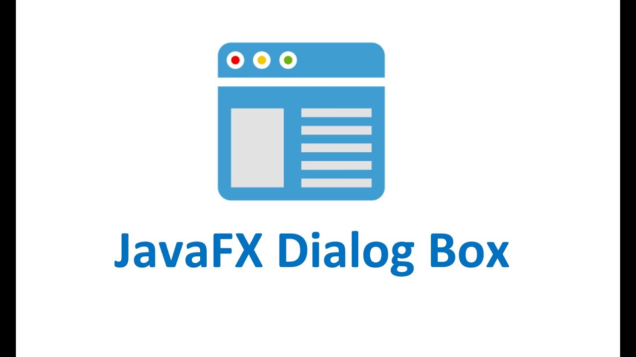 31 JavaFX Custom Dialog Box