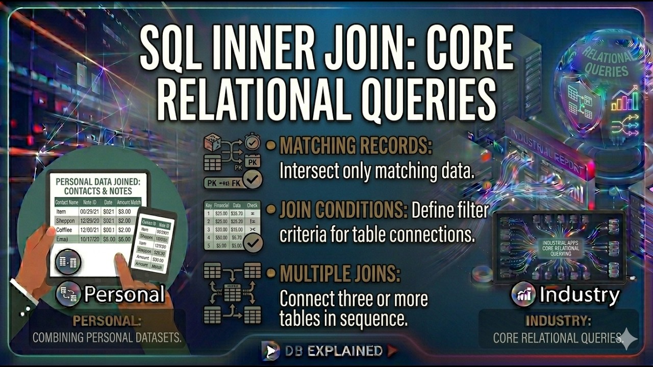 SQL INNER JOIN Explained | Matching Records Between Tables | SQL Tutorial for Beginners
