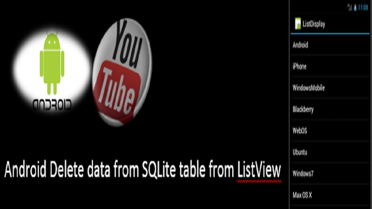 Android Tutorial - Insert Update Delete Select Data in Sqlite Android | Android Full Course