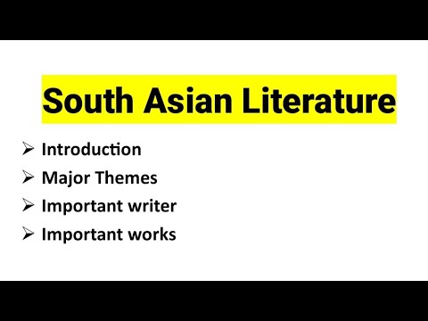 introduction to South asian literature themes,writers #southasian #literature #SouthAsian