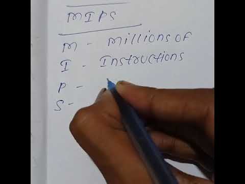 Full form of MIPS | MIPS full forms | #shorts #fullform #arvindclassesenglish