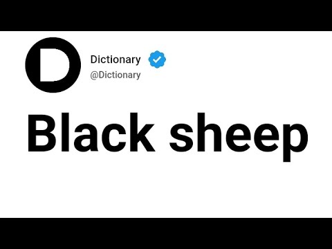 Black sheep Meaning In English