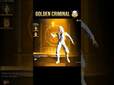 🔥 Upcoming Golden Criminal Bundle 🤯: Are You Ready for the Golden Heist? 💛☠ #shorts