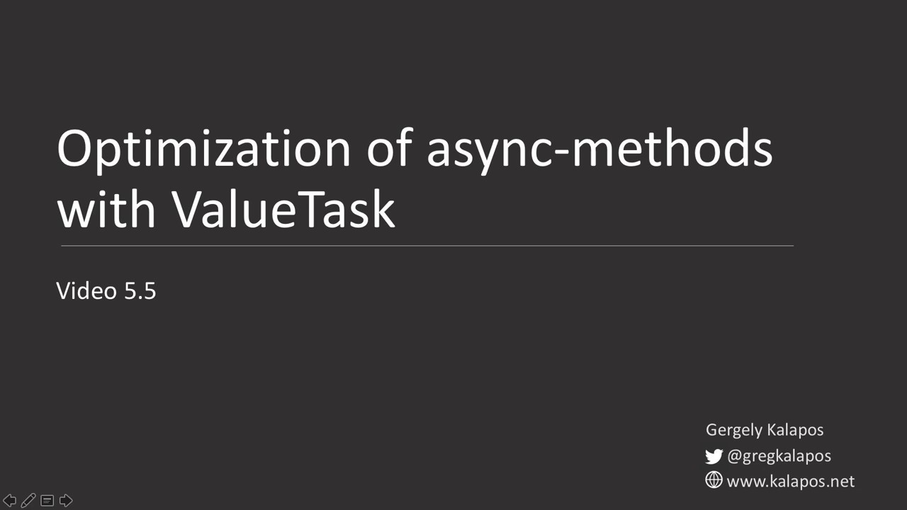 C# 7 ValueTask - Performance