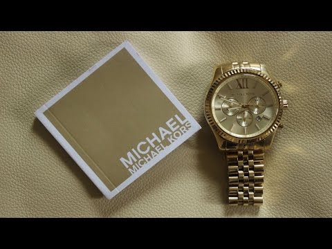 Michael Kors Gold Tone Lexington MK8281 Watch Review