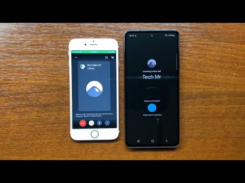 Google Chat Incoming & Outgoing Calls in Gmail App on iPhone 6S & Samsung A53. iOS 15 vs Android 12
