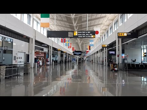 An Empty "International Terminal" at Washington Dulles International Airport (IAD)