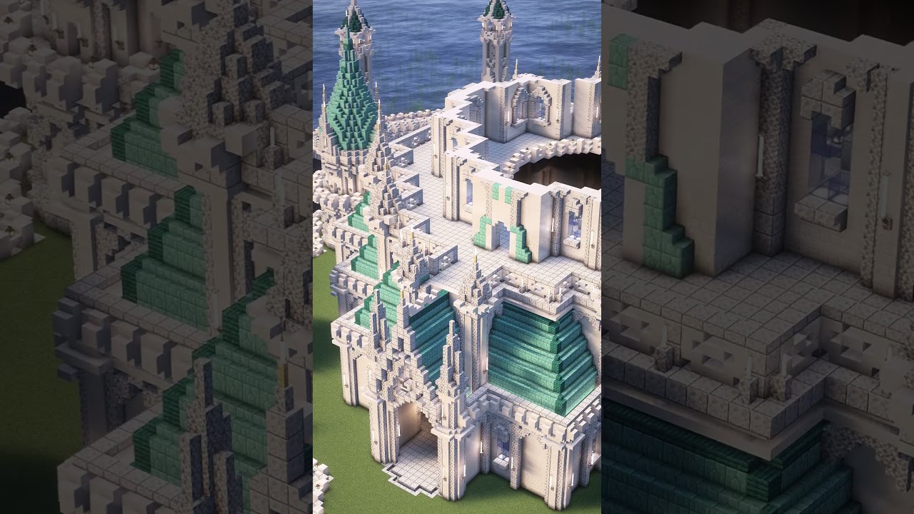 Download now this Ocean House 🏠World files and Schematics in Bio  #minecraft #minecraftbuilding