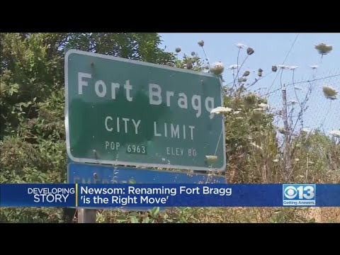 Gov. Newsom Shows Support For Fort Bragg Changing Its Name