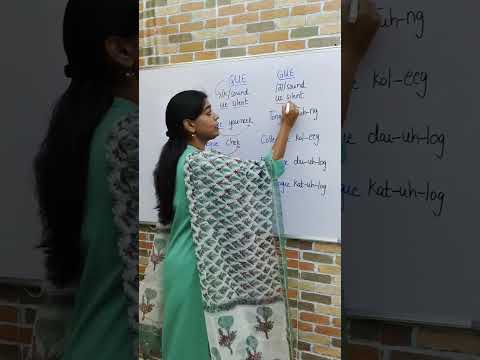 Pronunciation of Words with Que & Gue #englishgrammar #shorts #learnenglish