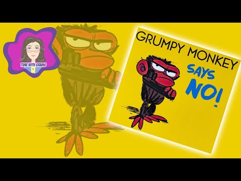 Read Along | Grumpy Monkey Says No! (with Highlighted words!)
