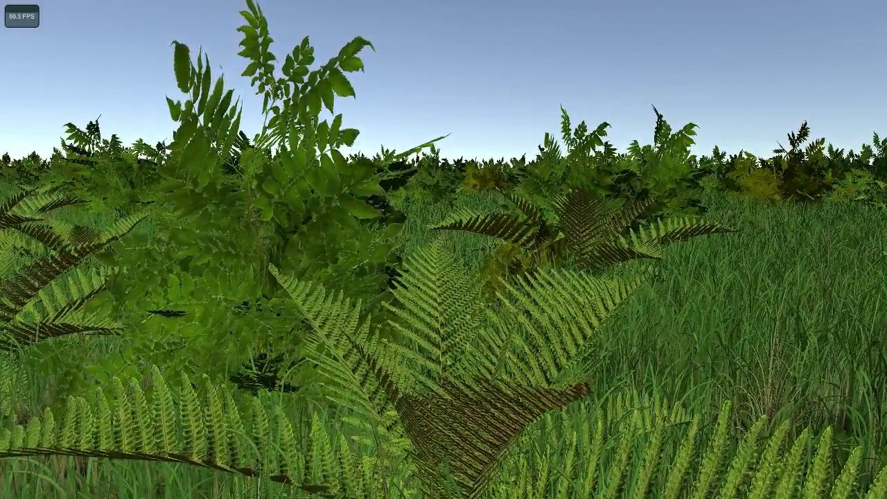 Foliage shader demo