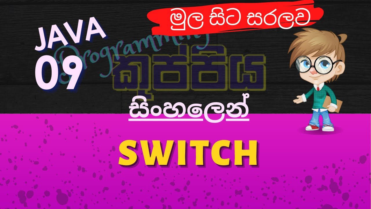 Switch Statements | Java Sinhala Tutorial | Part 09