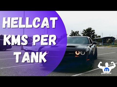 How many kms on a tank of gas in a Hellcat Dodge Challenger – Fred_eazy21