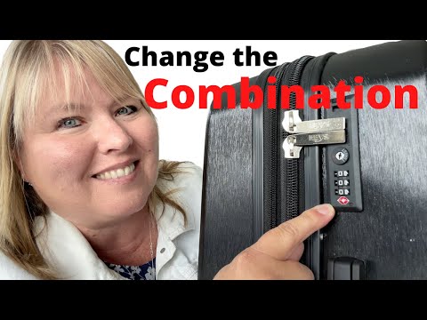 How to Change the Combination on a TSA Built-in Luggage Lock