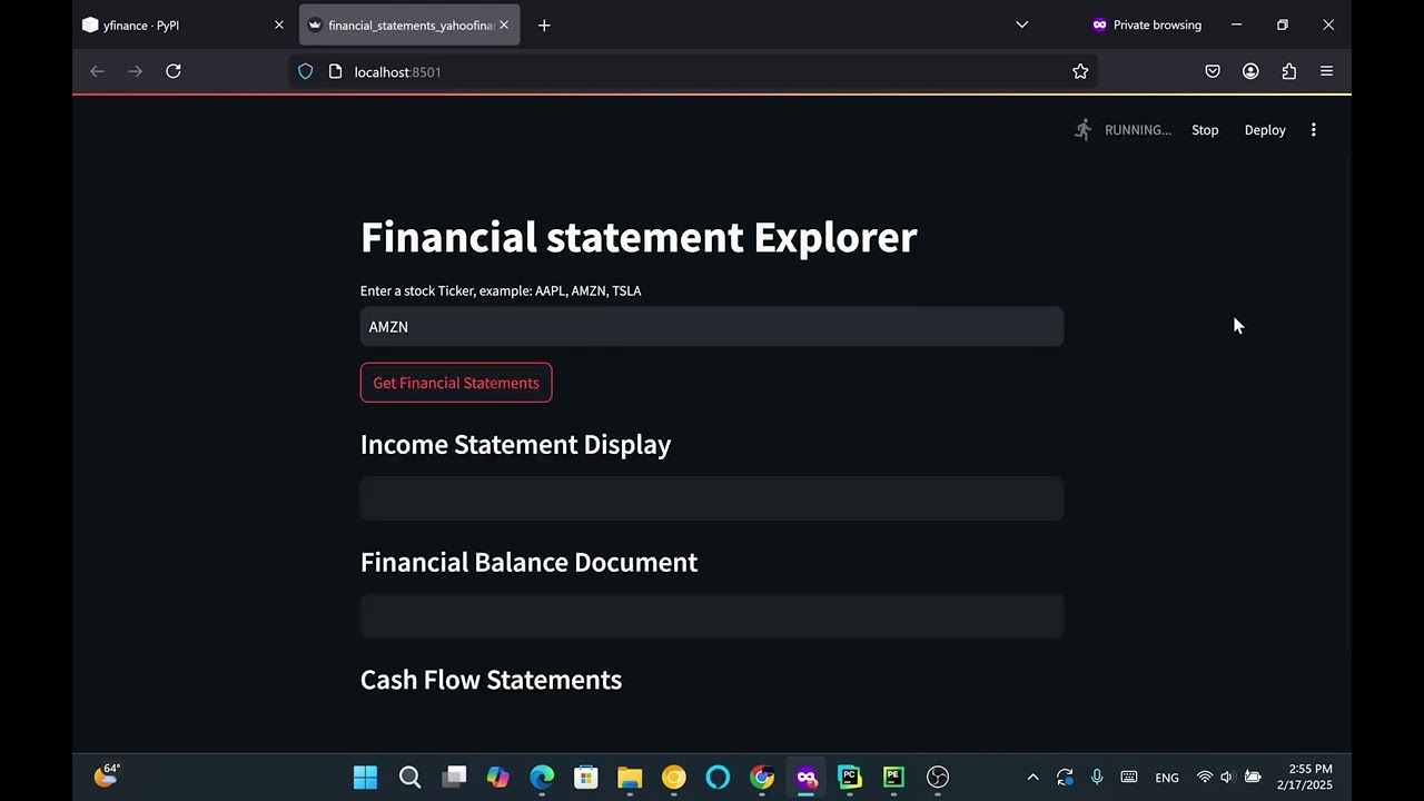 Understanding key libraries for Stock Financial data with Python Lesson 2