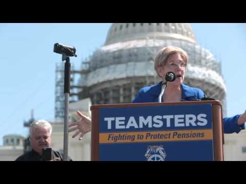 Elizabeth Warren Speaks to Teamsters