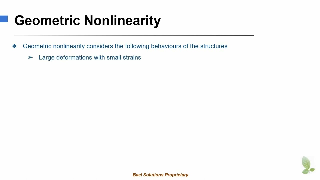 Understanding Geometric Nonlinearity