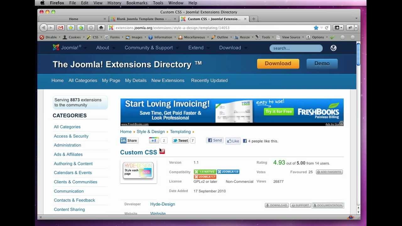 Joomla Custom CSS Module