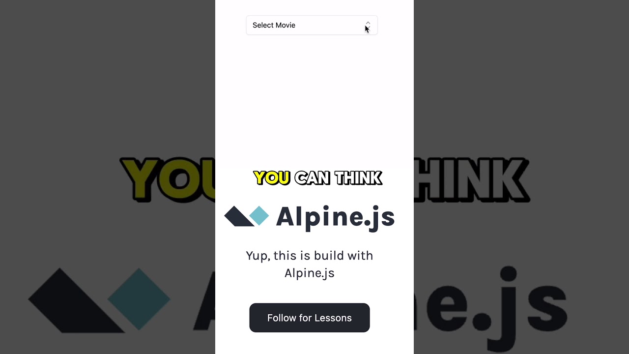 Alpine.js should be in your Toolbox