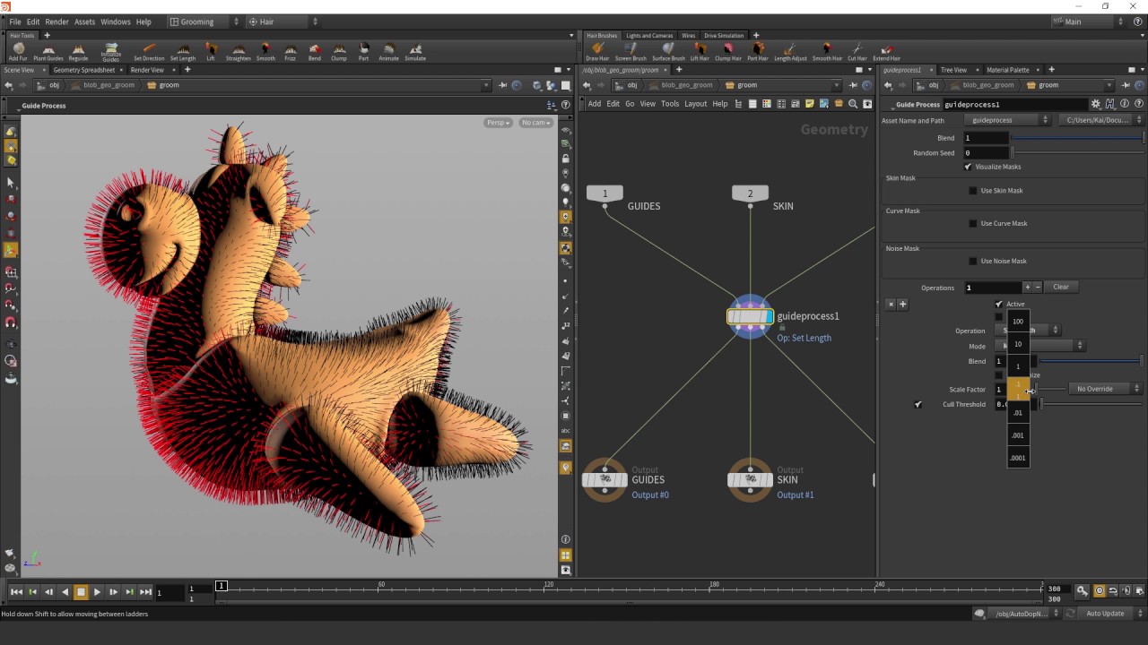 Houdini 16 Masterclass | Hair & Fur