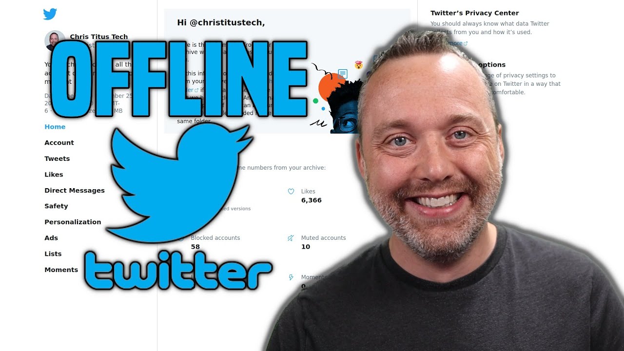 Make an Offline Twitter Archive