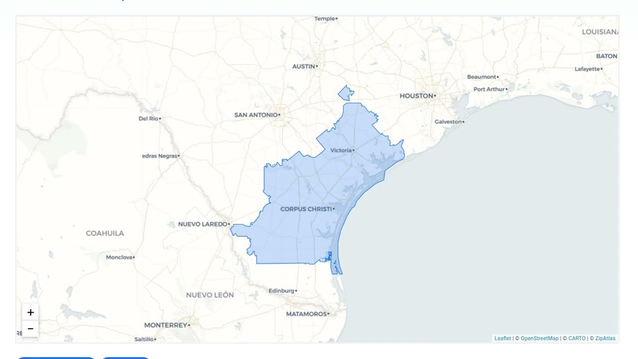 361 Area Code (Texas) Social & Economic Profile