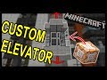 Custom Elevators Minecraft Data Pack