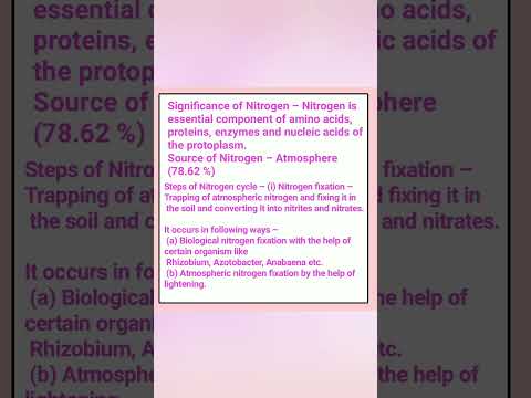 What is Nitrogen cycle Nitrogen cycle /nitrogen fixation #class8sciences #calss8 #nitrogen #nitro
