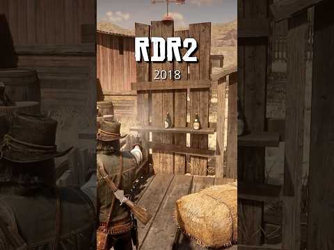 RDR1 VS RDR2 - Glass Comparison #shorts #rdr2 #rdr #reddeadredemption
